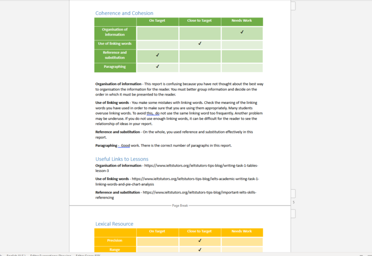 Example Advanced Writing Feedback – IELTSTutors